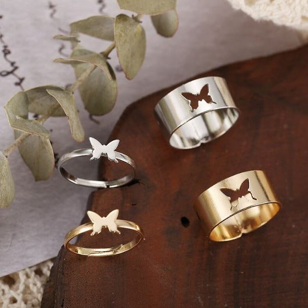 Matching Butterfly Rings BUTTERFLY KINGDOM