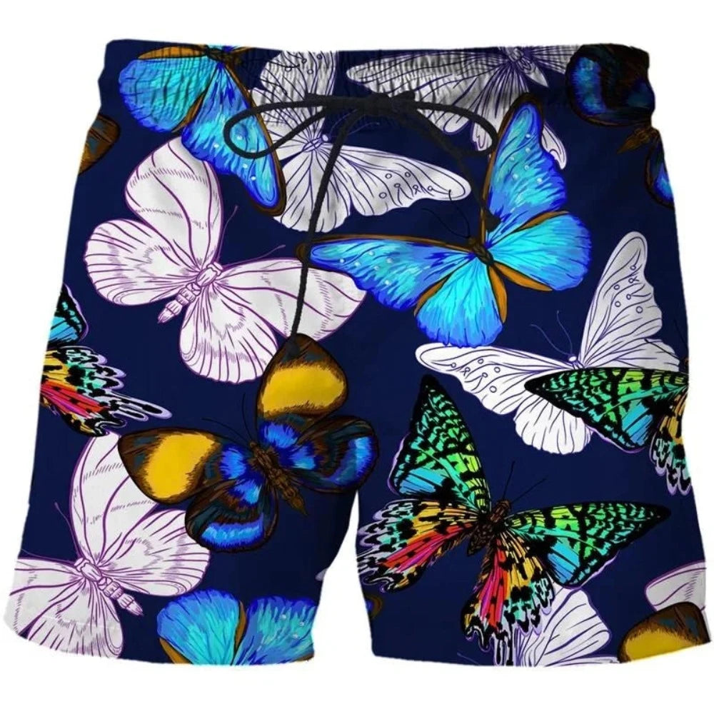 Navy Blue Butterfly Shorts – BUTTERFLY KINGDOM