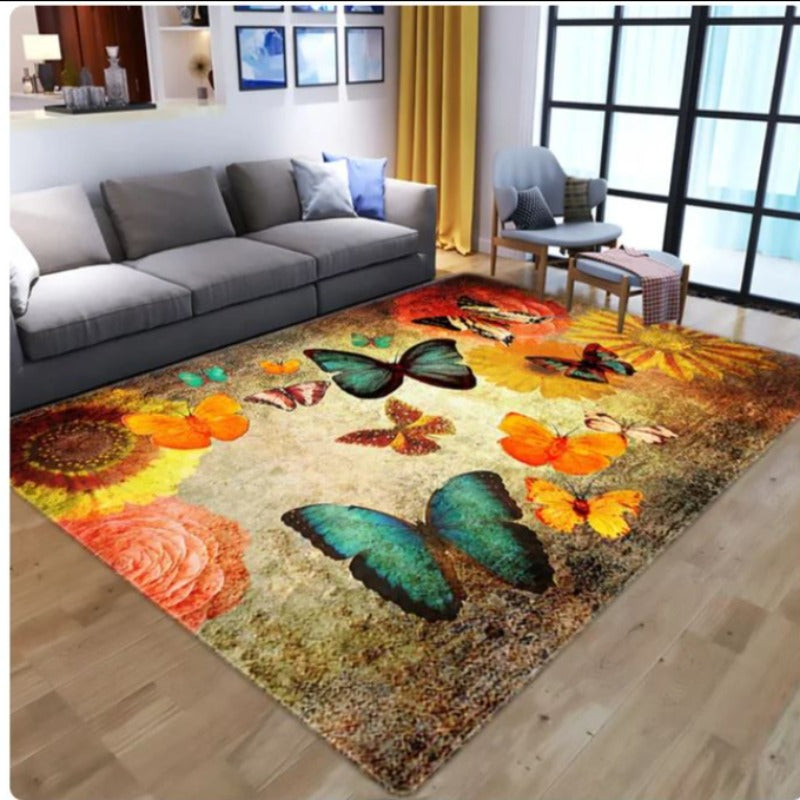 Butterfly Rug for Living Room | BUTTERFLY KINGDOM