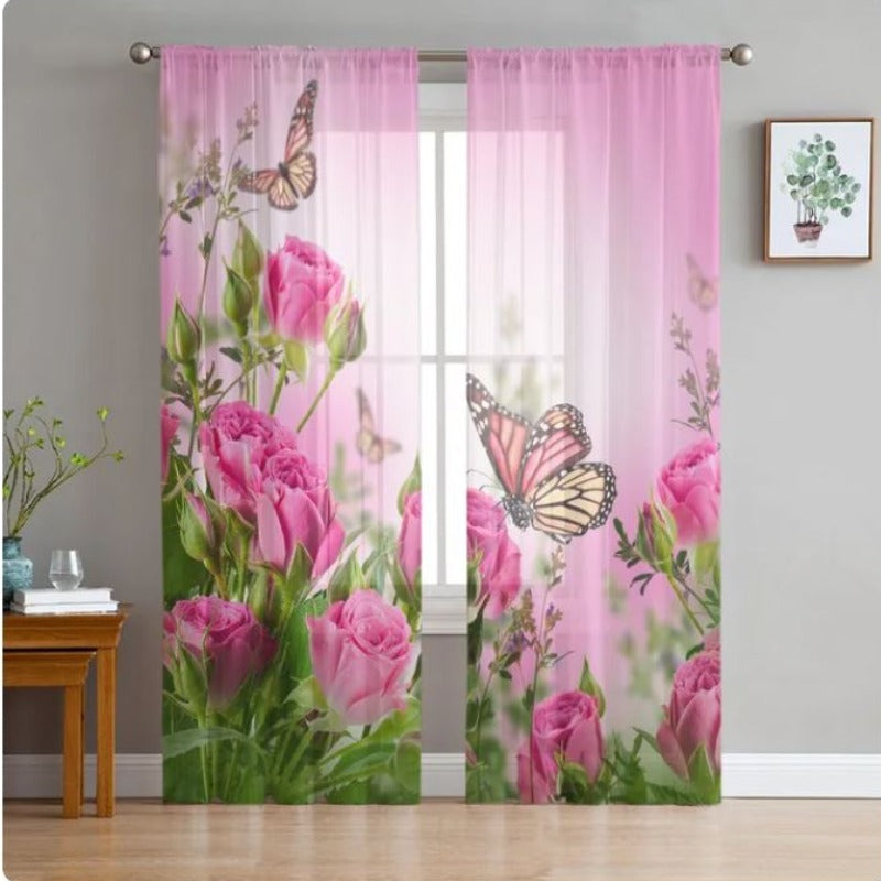 Hot Pink Butterfly Curtains | BUTTERFLY KINGDOM